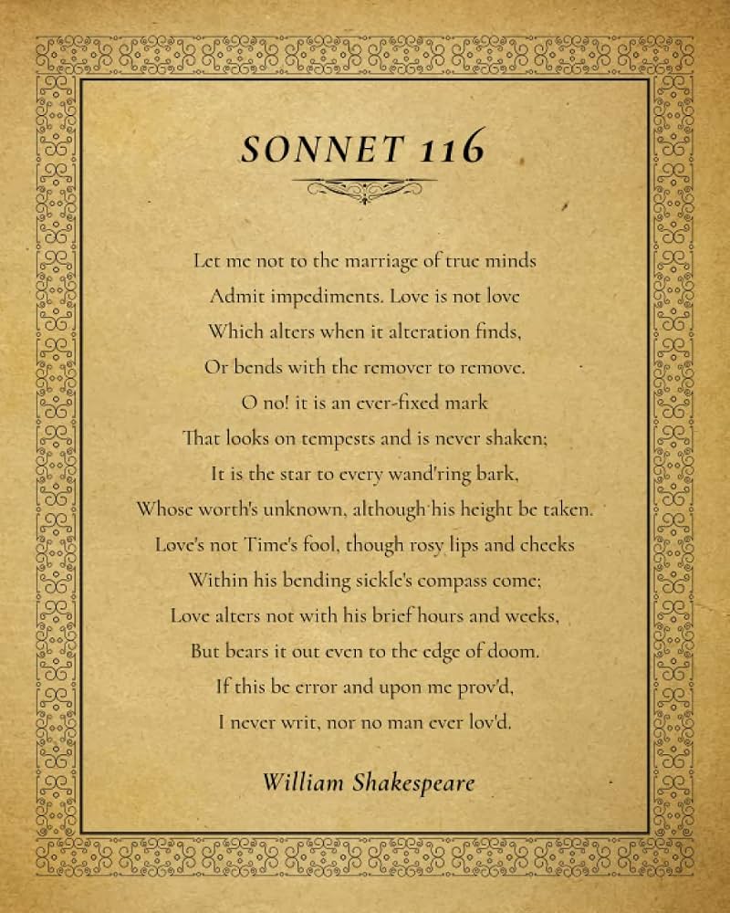 True Love Poem By William Shakespeare