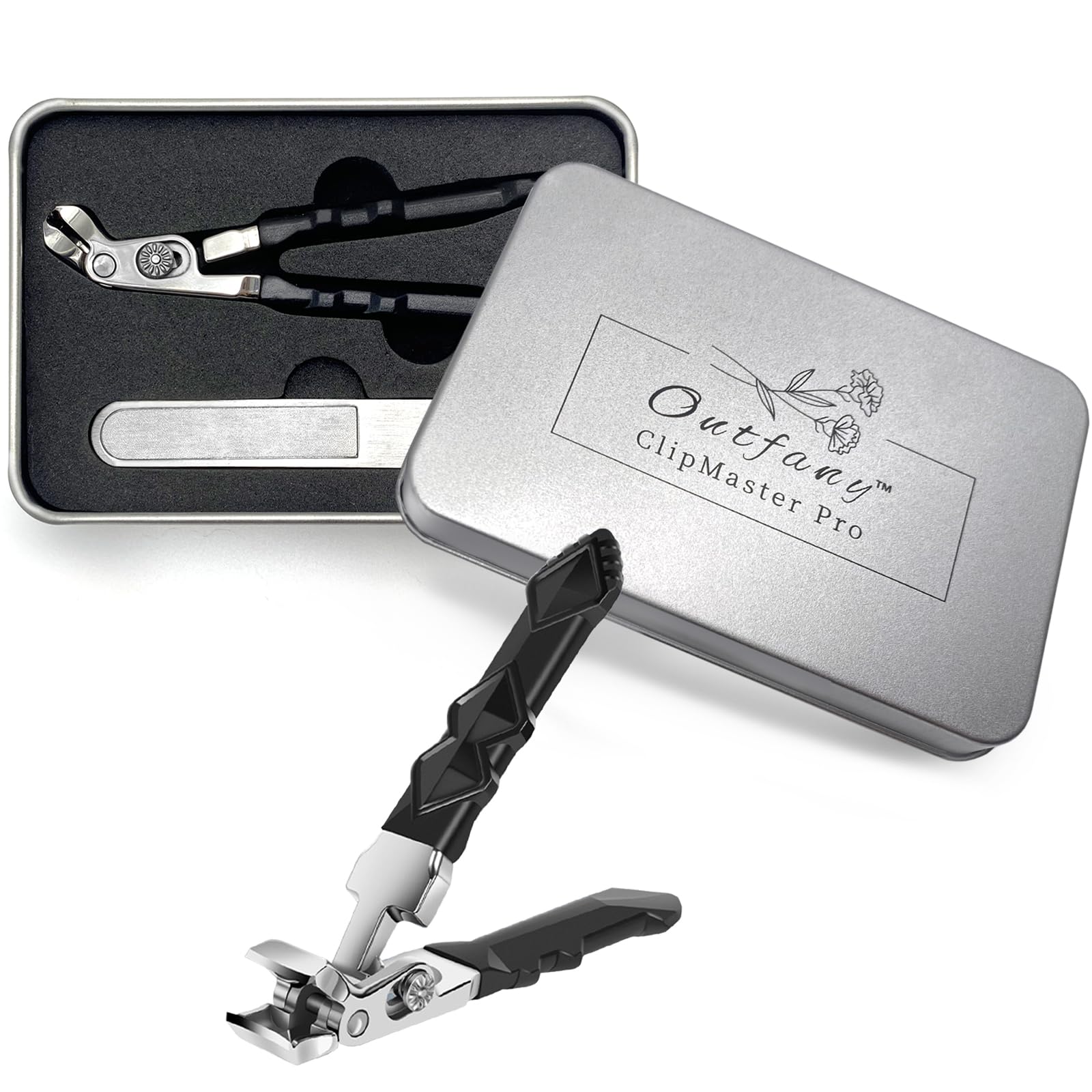Amazon.com : Outfany ClipMaster Pro Nail Clippers Angled Head Nail ...