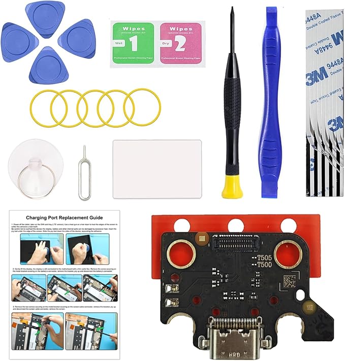 Amazon.com: Charging Port Replacement Kit Compatible with Galaxy Tab A7 ...