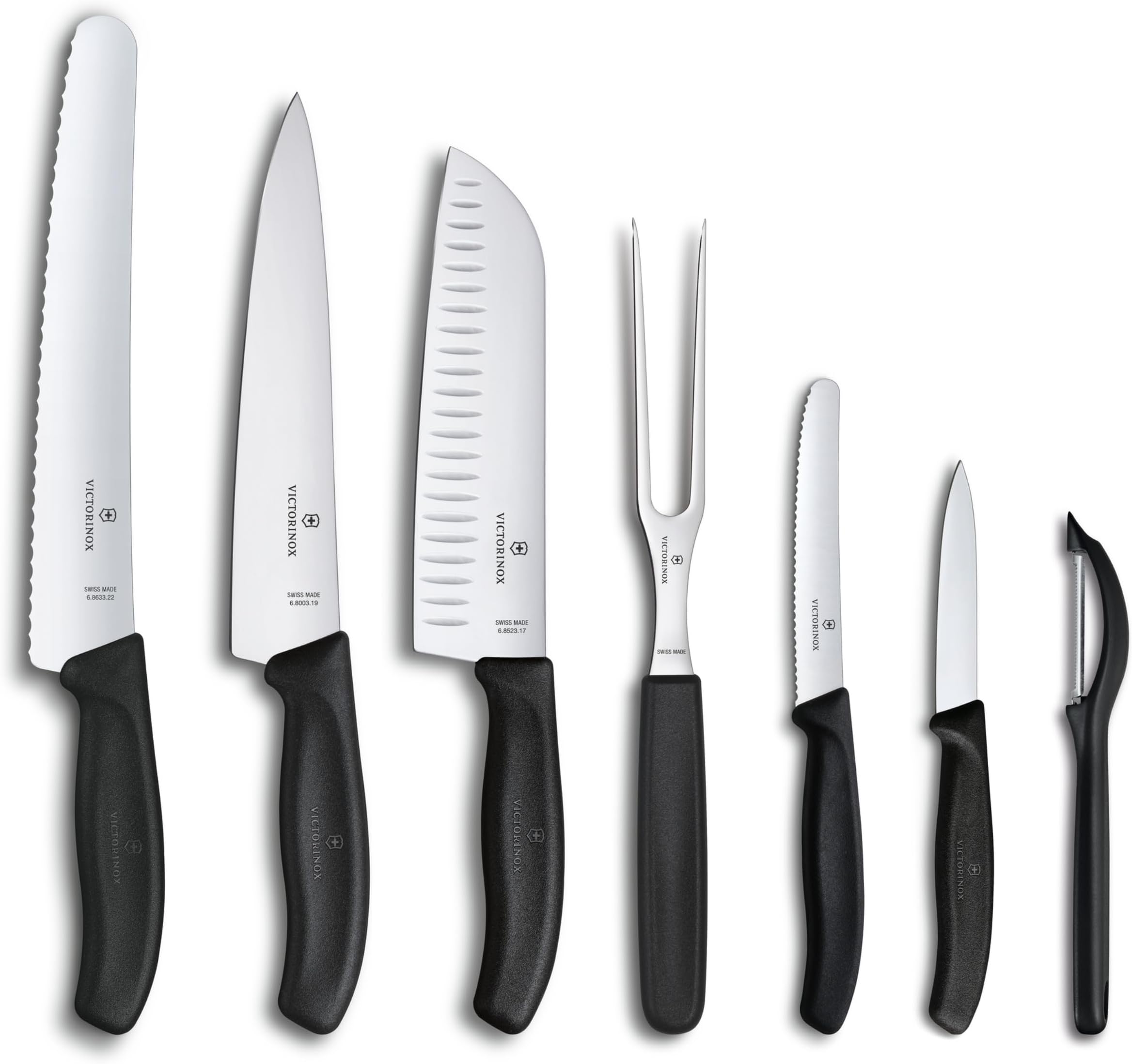 Amazon.com: Victorinox Swiss Classic 7-Piece Knife Set Black: Home ...