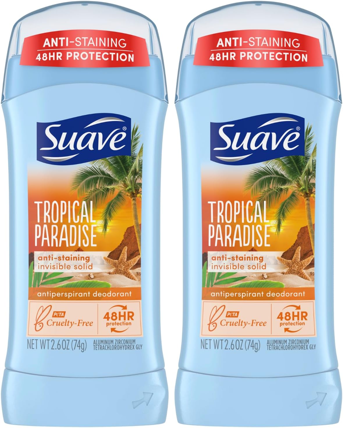 Amazon.com : Suave Deodorant for Women, Tropical Paradise – Invisible ...