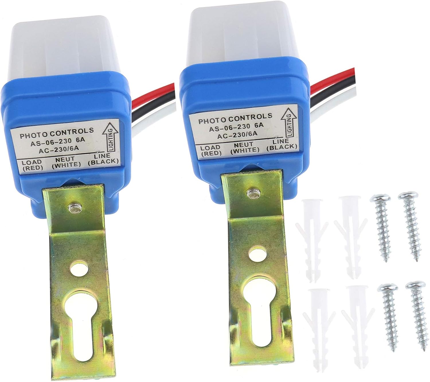 Create idea 2x Photoswitch Light Sensor Dawn Automatic Photocell ...