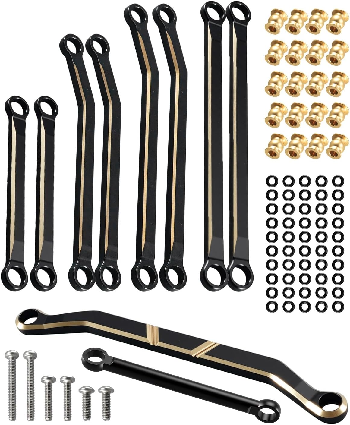 Amazon.com: TIKSCIECNE Brass High Clearance Chassis Steering Links Set ...