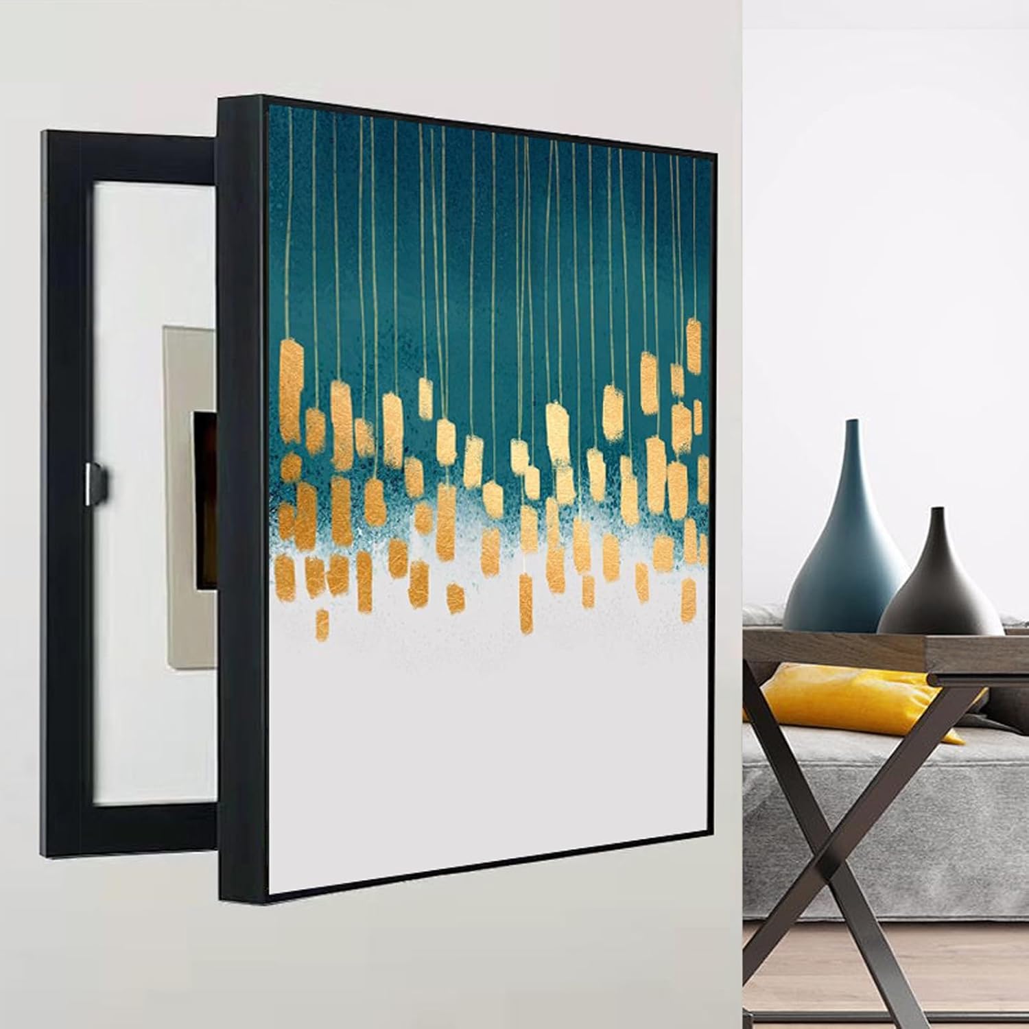 Electric Meter Box Cover - Decorative Wall Art for Breaker Panel ...