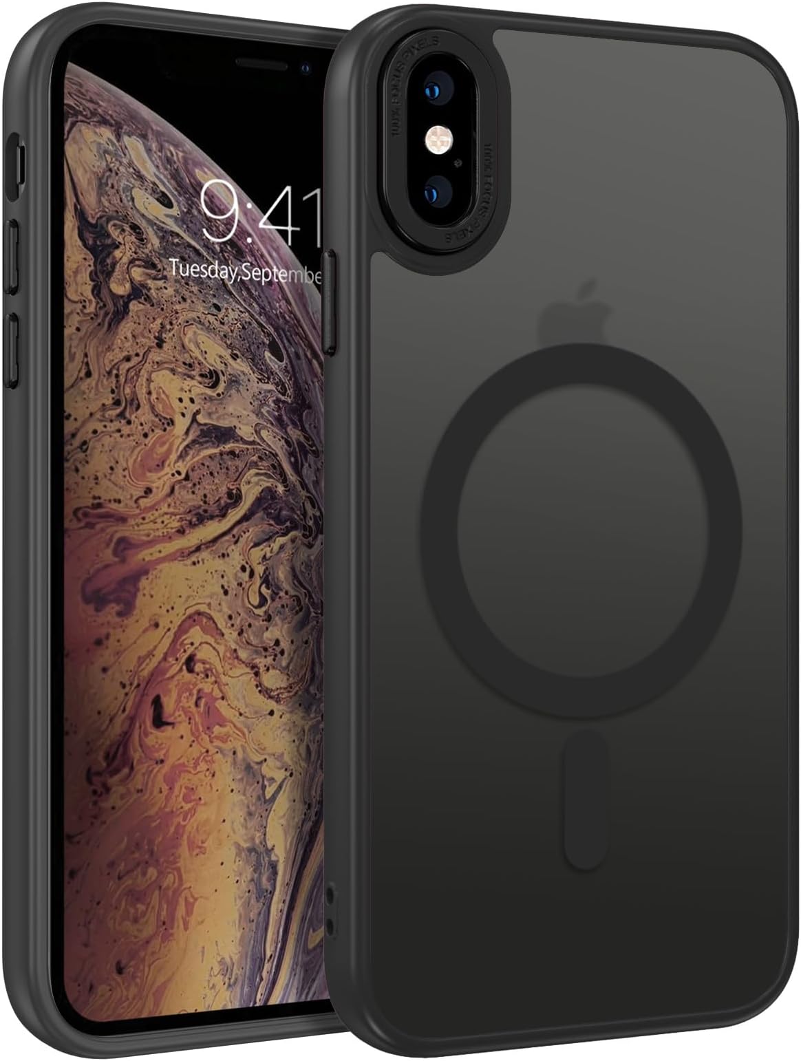 Amazon.com: DUEDUE for iPhone Xs Case, iPhone X Case Magnetic ...