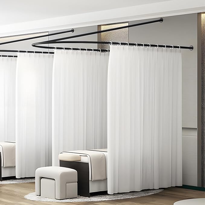 Amazon.com: Privacy Partition Curtains, Beauty Salon Partition Curtain ...
