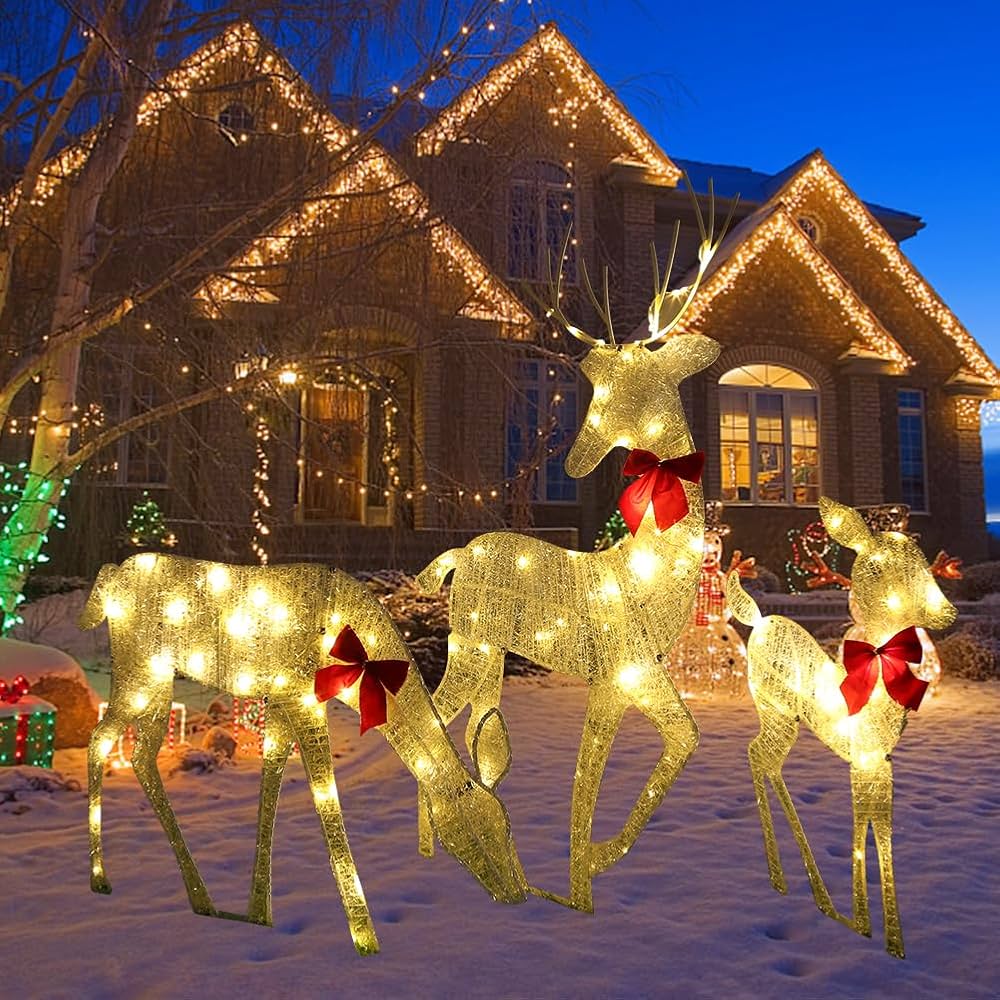 Reindeer Outdoor Decorating Ideas 30+ Best Outdoor Christmas