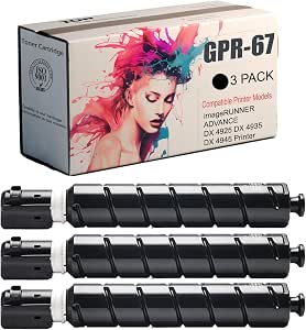 Amazon.com: GPR67 Toner Cartridge Replacement for Canon GPR67 GPR-67 ...