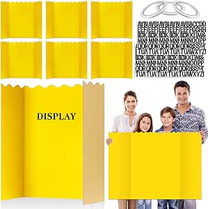 Amazon.com : TaoBary 10 Pack Trifold Presentation Board, Folding Poster ...