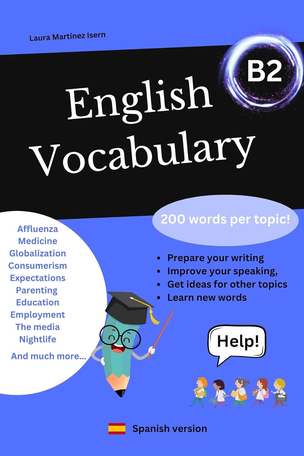 English vocabulary. B2: A world list of the most common topics. eBook ...