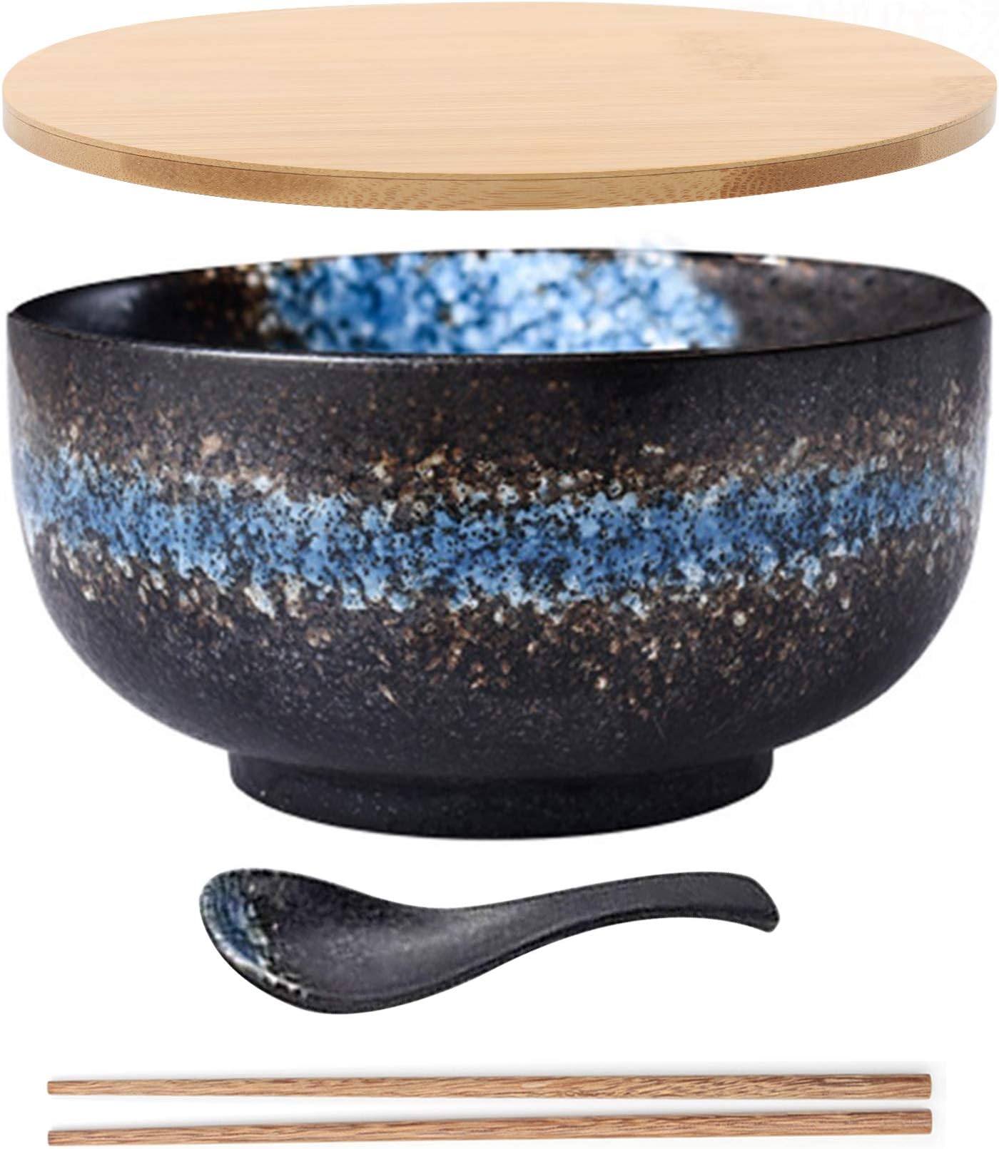 Amazon.com | Japanese Ramen Bowls Japanese Rice Bowl (Contains ...
