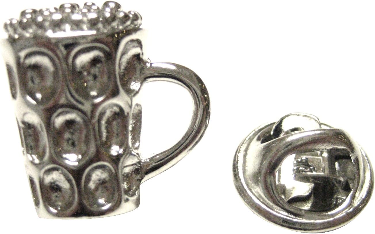 Amazon.com: Kiola Designs Beer Glass Mug Lapel Pin: Clothing, Shoes ...