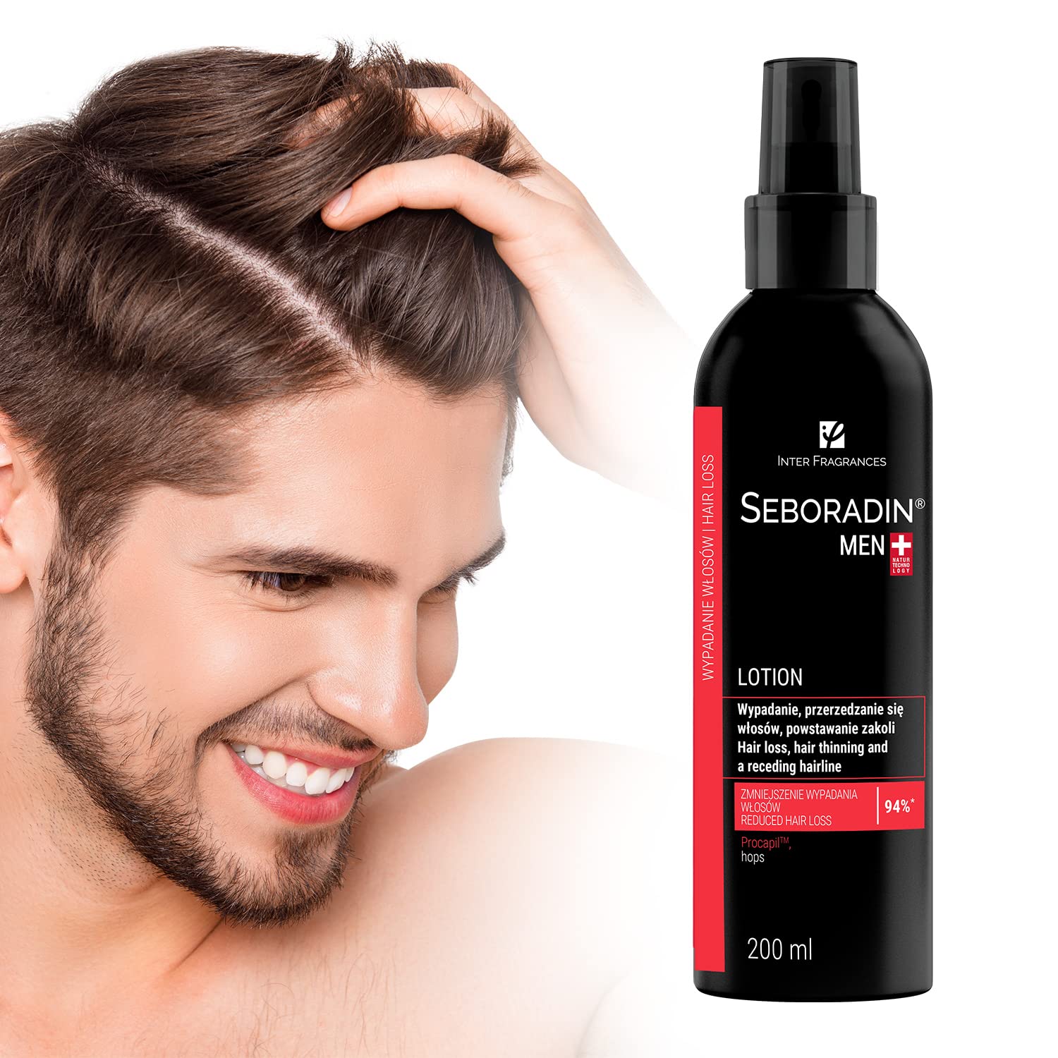 Amazon.com: Seboradin Men Lotion, for Hair Loss, Hair Thinning and ...