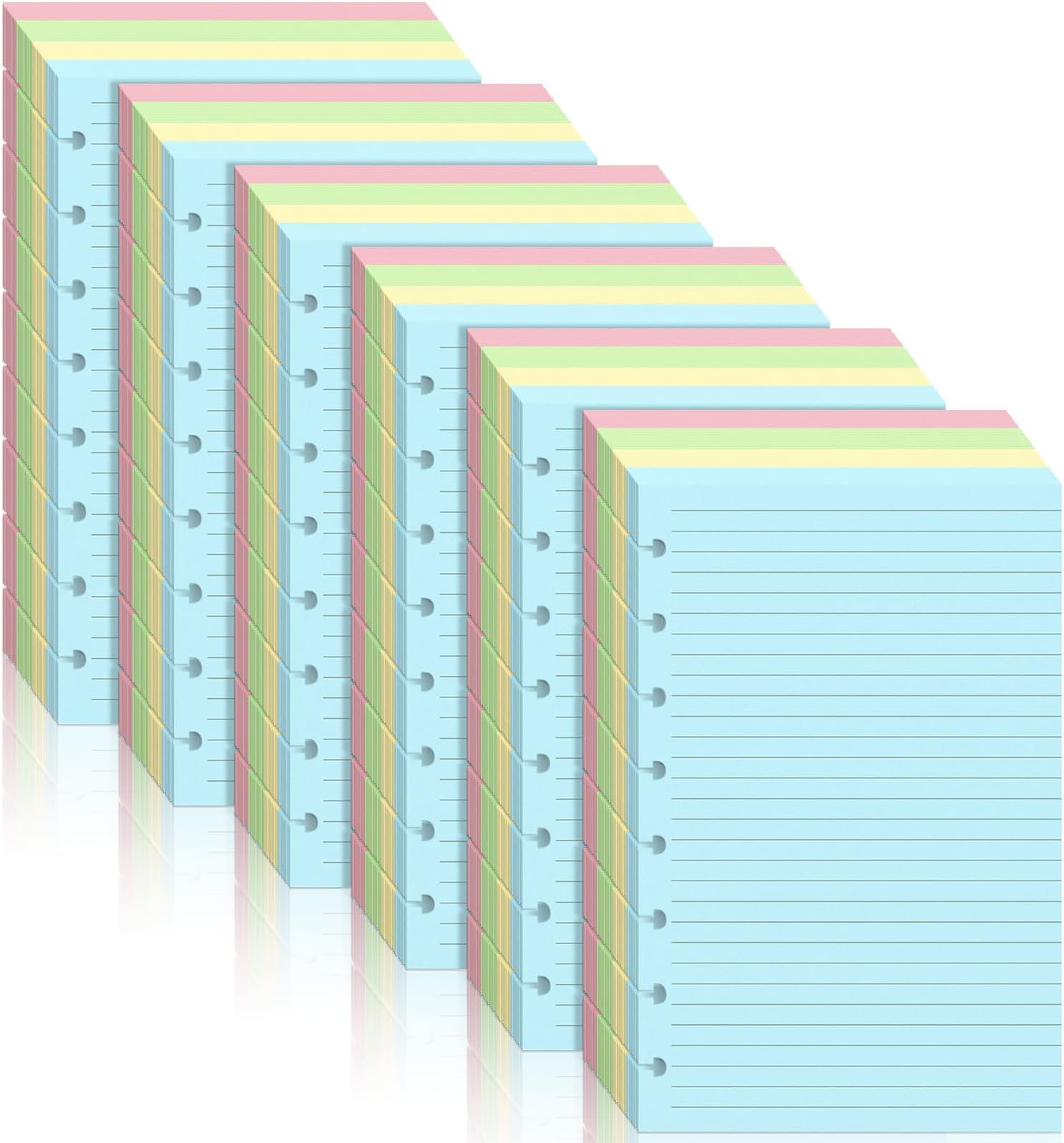 Amazon.com : Fulmoon 600 Sheets Discbound Refill Paper 1200 pages Bulk ...