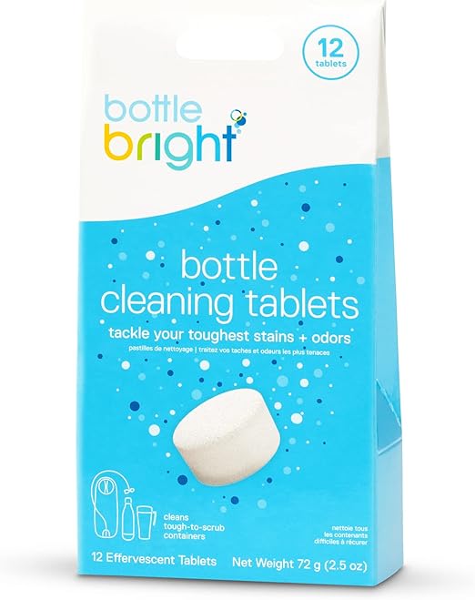 Bottle Bright Biodegradable All natural Effervescent Bottle Cleaning ...