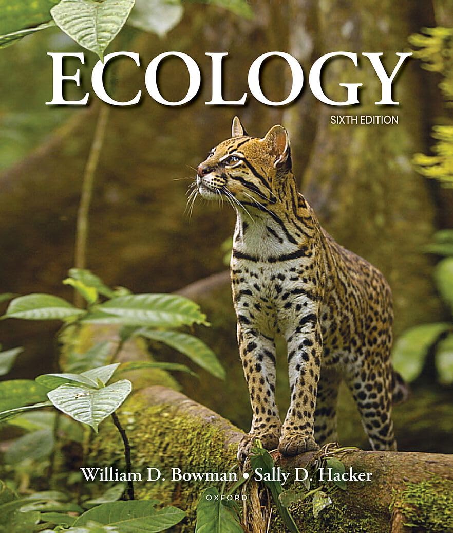 Amazon.com: Ecology: 9780197614044: Bowman, William, Hacker, Sally: Books