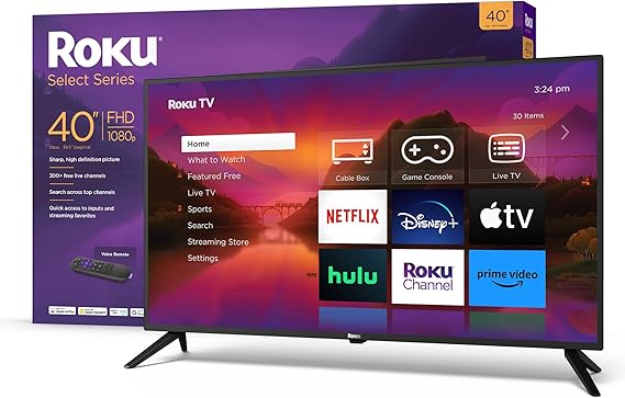 Amazon.com: Roku 40" Select Series 1080p Full HD Smart RokuTV with ...