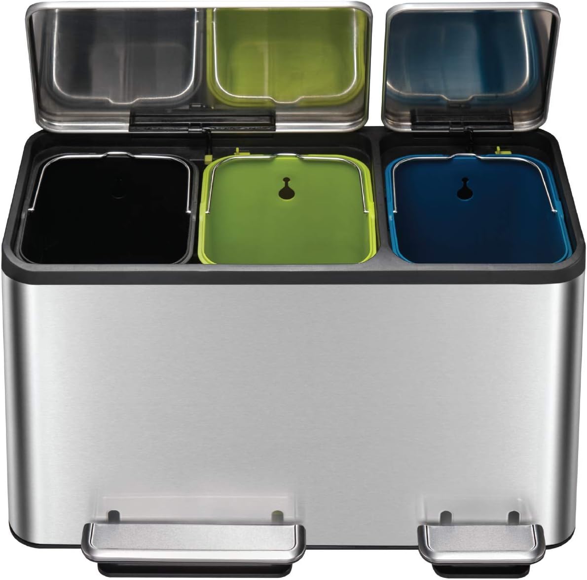 EKO - Ecocasa Recycling Kitchen Bin - Perfect for Kitchen & Home (15+15 ...