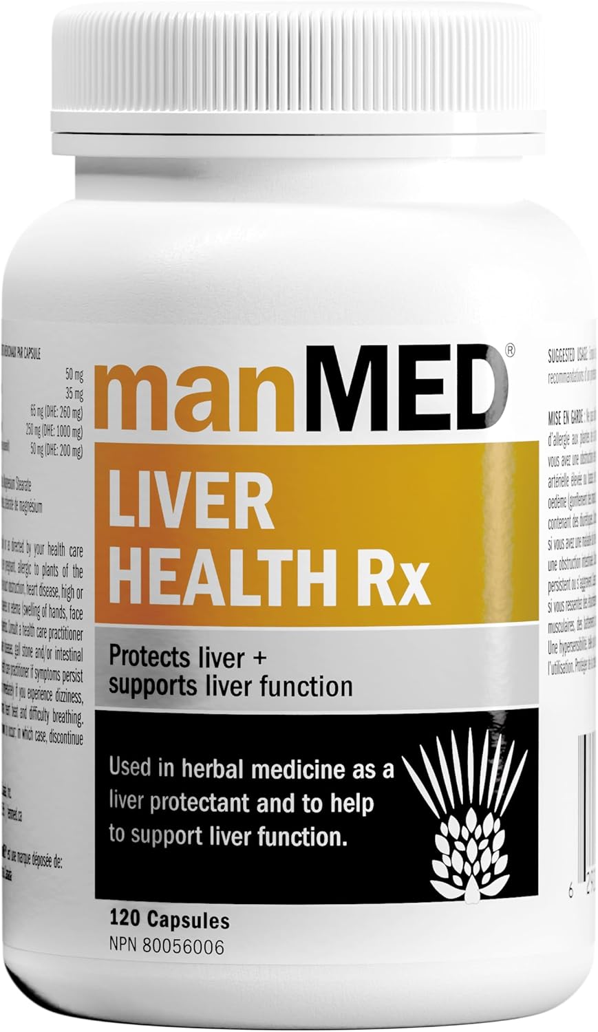 manMED Liver Cleanse Detox & Fatty Liver Repair Formula - Herbal Liver ...