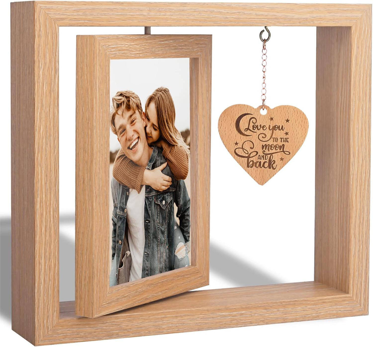 GUANKE Romantic Couples Picture Frames Anniversary Birthday Gifts for ...