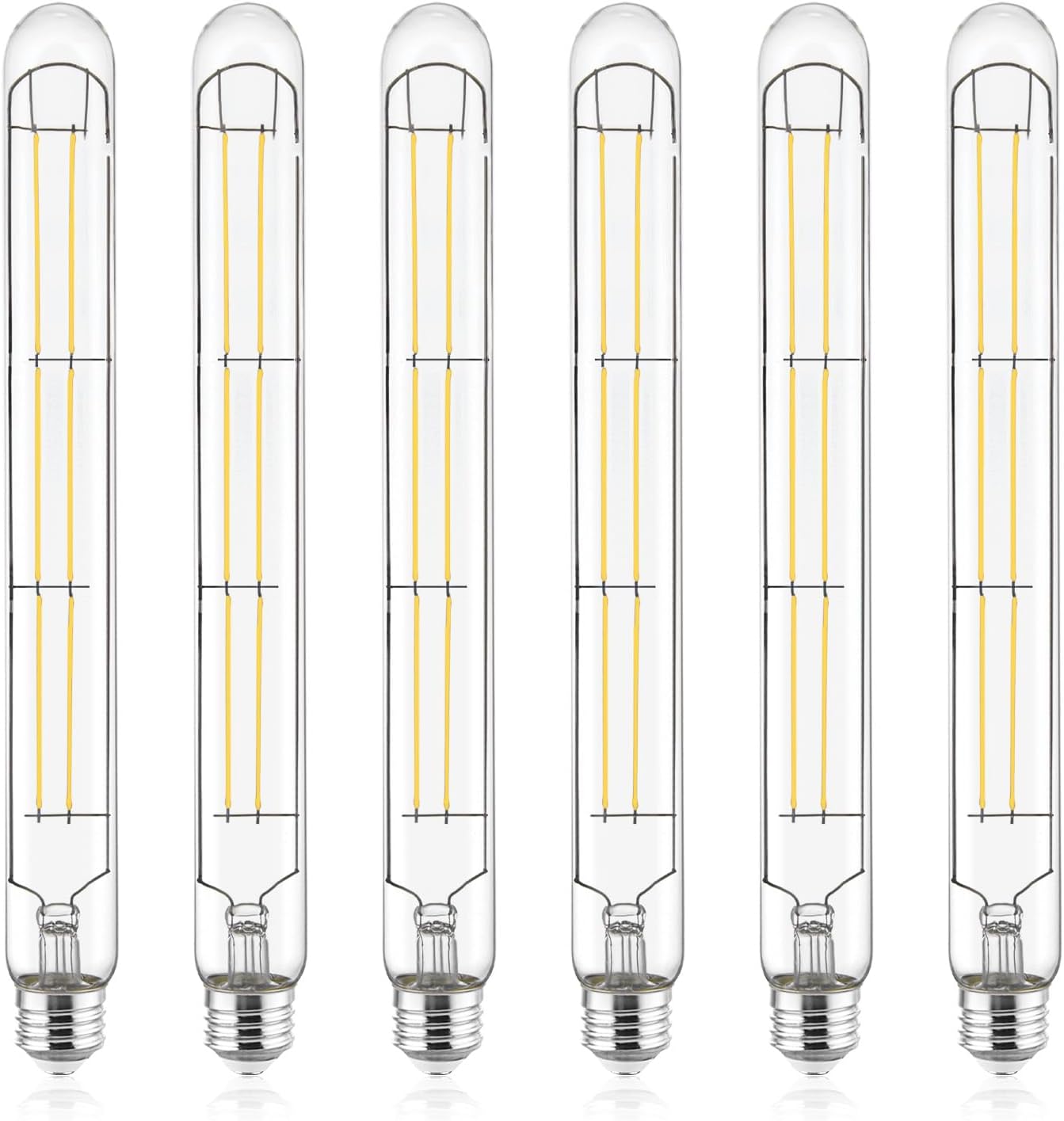 LUXRITE Vintage T9 Long LED Tube Light Bulbs 60W Equivalent, 2700K Warm ...