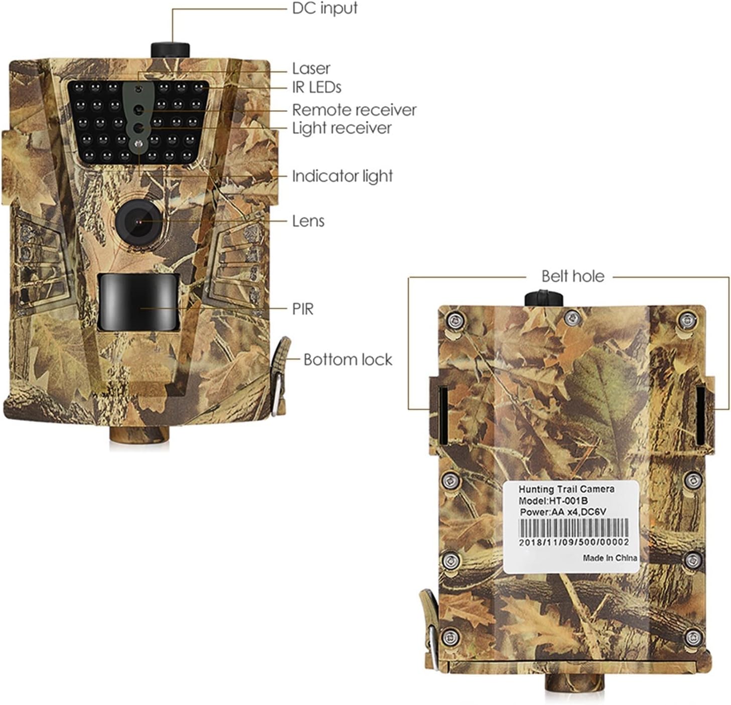 HT001B Trail Camera User Manual