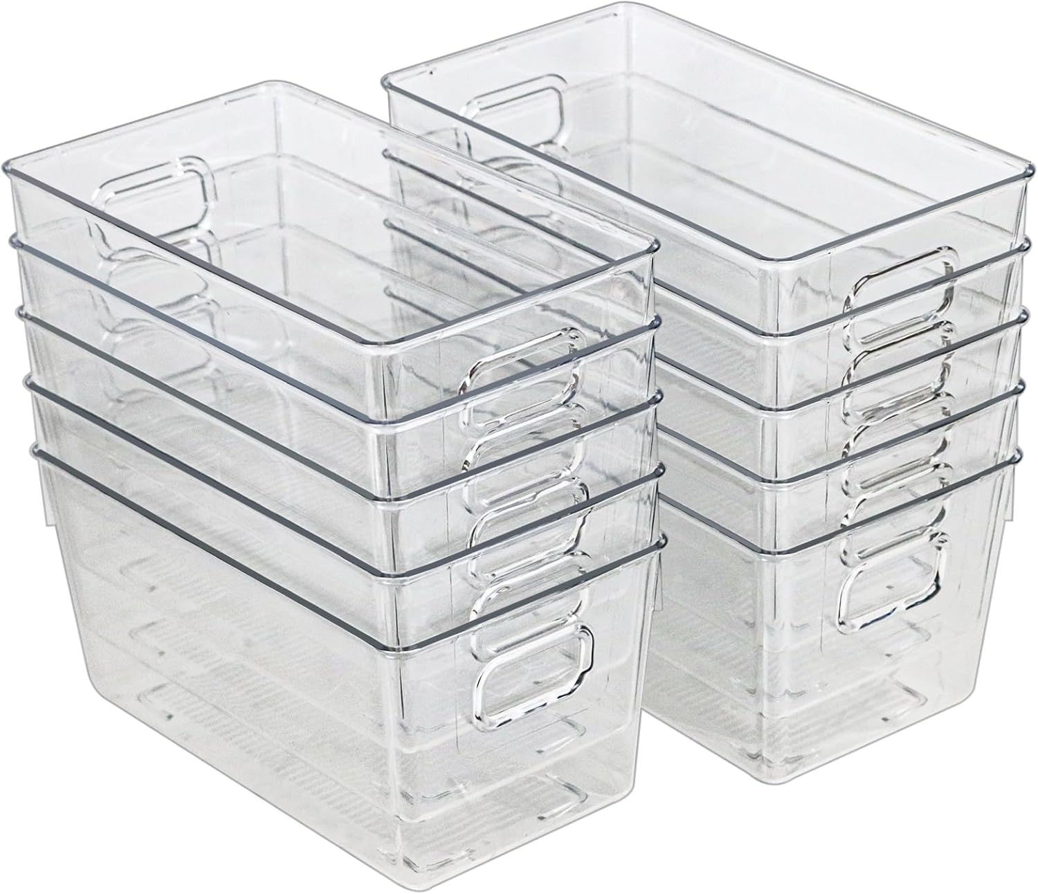Amazon.com: ZEXALOR Clear Storage Bins Clear Storage Containers for ...