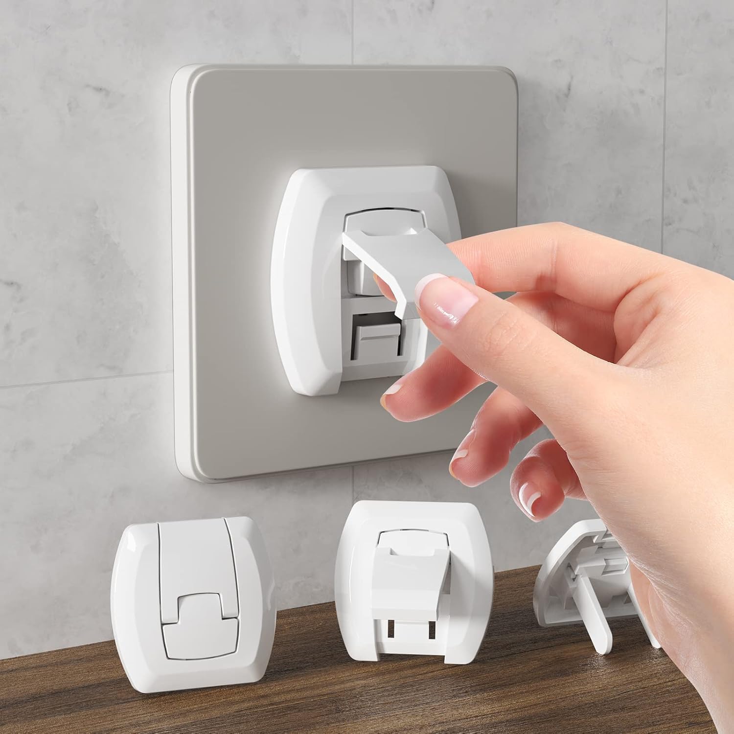 Amazon.com : Outlet Covers Baby Proofing（64 Pack）with Hidden Pull ...