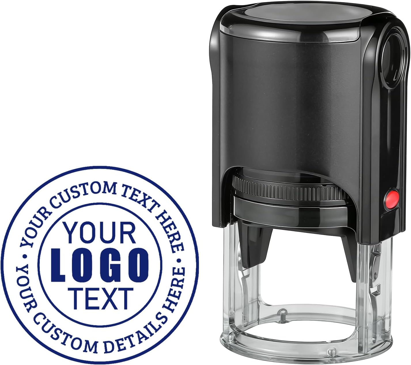 Amazon.com : Custom Logo Stamp, Personalized Image Self-Inking Stamper ...