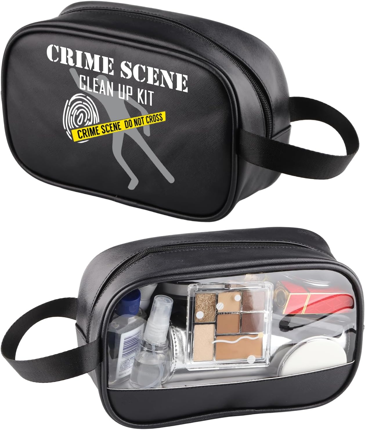 Amazon.com : XYANFA Crime Scene Clear Makeup Bag Csi Gift Forensic ...