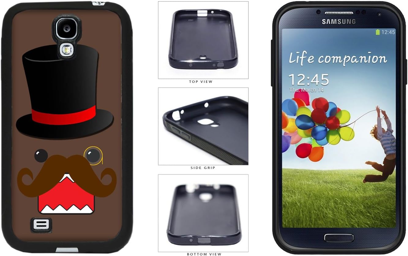 Amazon.com: Hipster Moustache Character with Hat TPU Rubber SILICONE ...