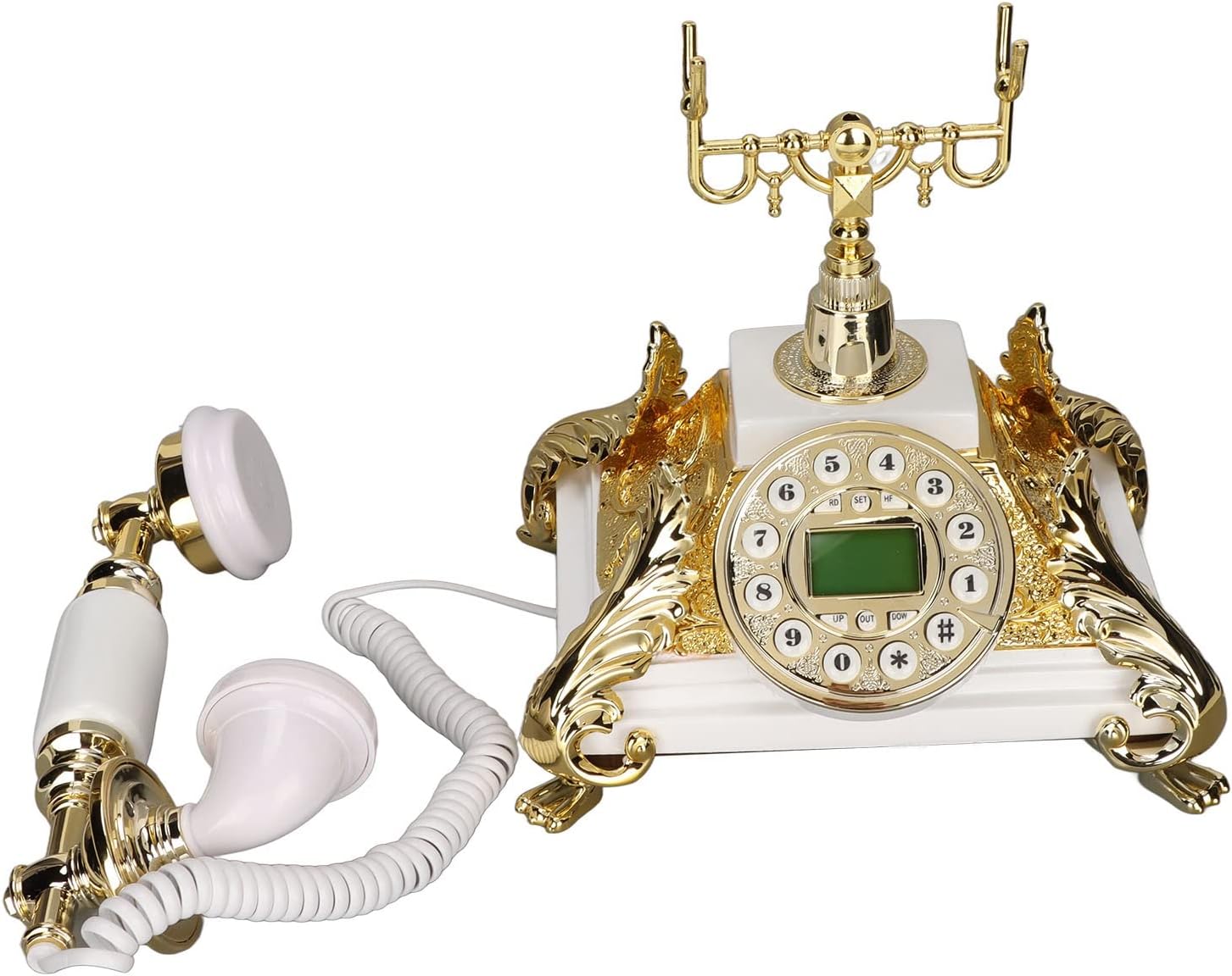 Buy ASHATA Antique Telephone, Vintage Rotary Telephone, Retro Old ...