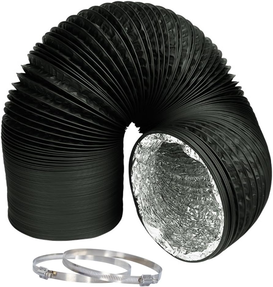Amazon.com: Hydro Crunch 10" Lightproof Aluminum Ducting for ...