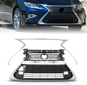 Amazon.com: KARPAL 3PCS Front Bumper Upper Lower Grille Molding Trim ...