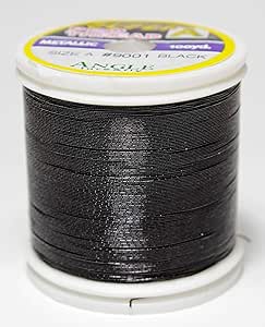 Amazon.com : Super A Pro Thread Metallic/A Size #9001/BLACK Rod Winding ...