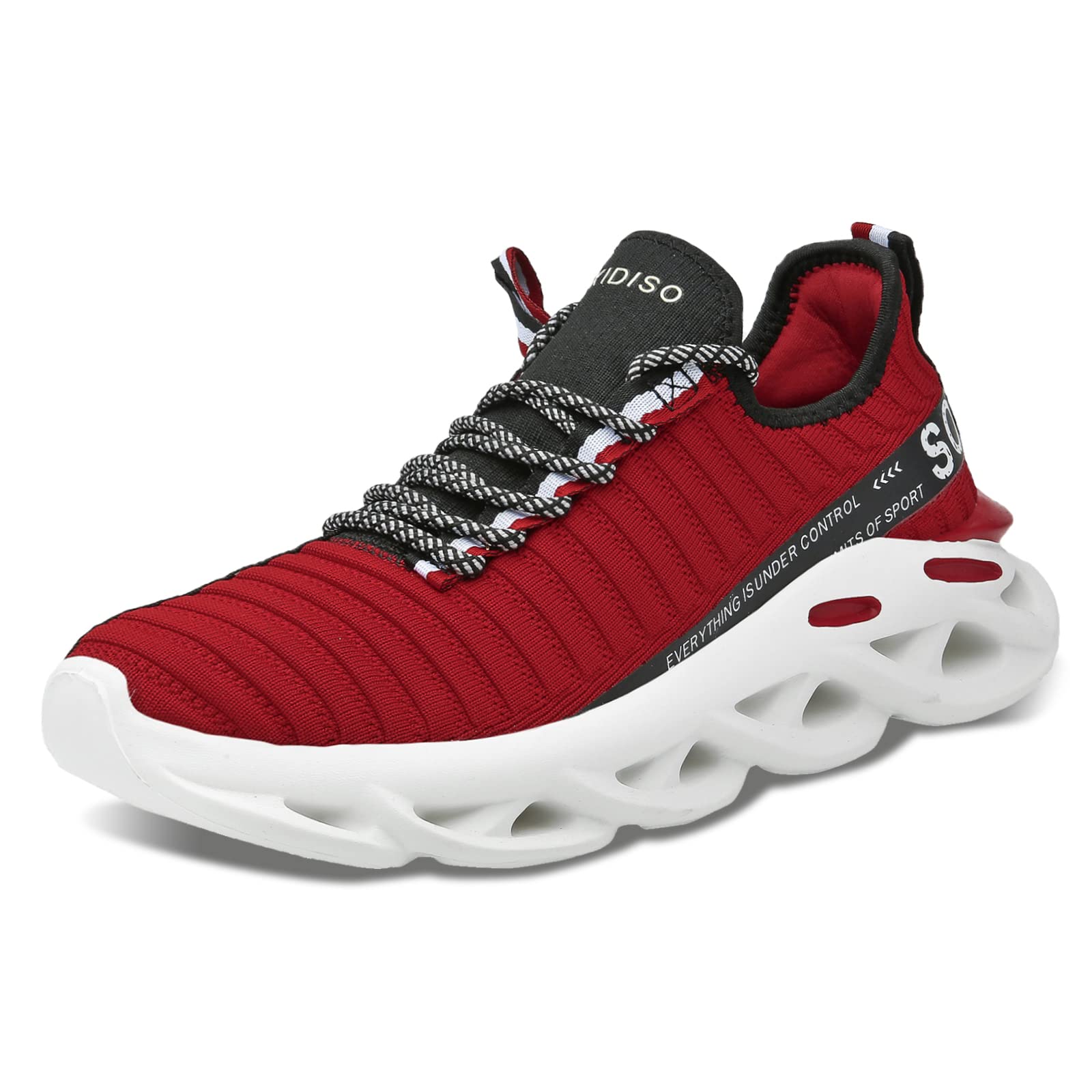 size 41, XIDISO Men's Walking Shoes Lightweight Slip on Fashion ...