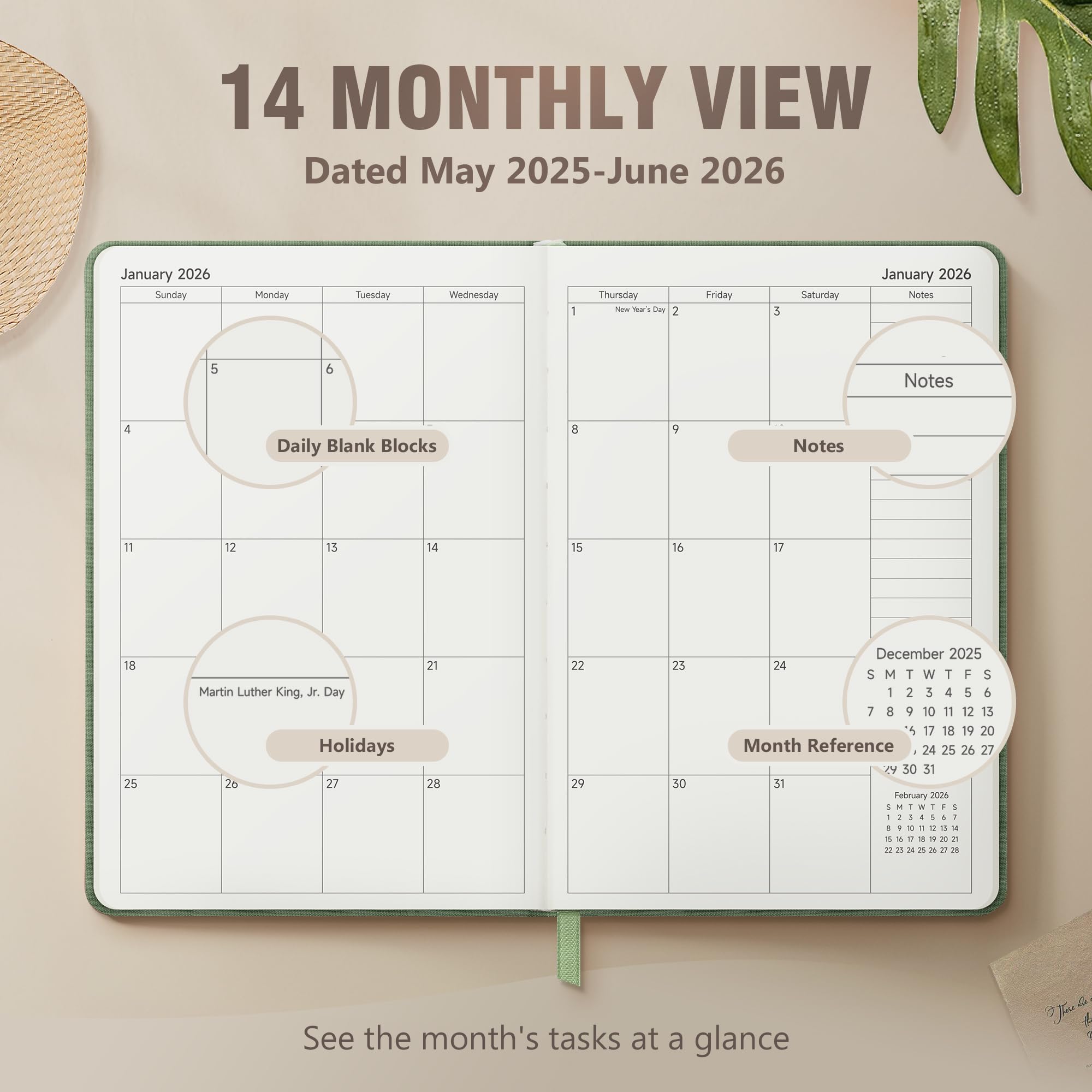 2026 Planner 2025 2025 2026 Calendar Planner From July 2025 Monthly ...