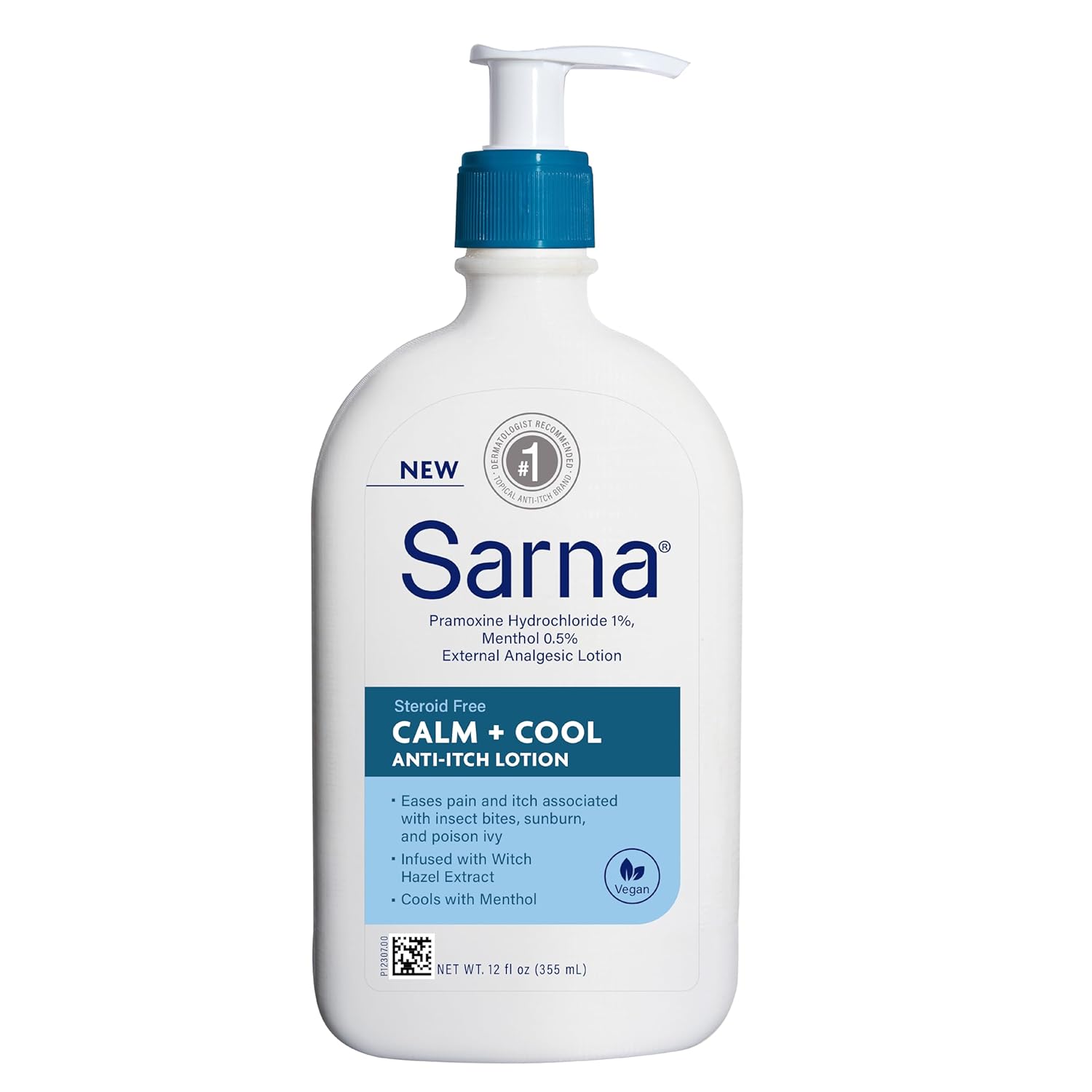 Amazon.com: Sarna Calm + Cool Anti-Itch Lotion, Soothe and Relieve Pain ...