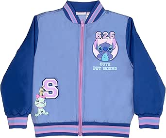 Amazon.com: Disney Princesses Girls Bomber Jackets, Minnie Mouse, Lilo ...