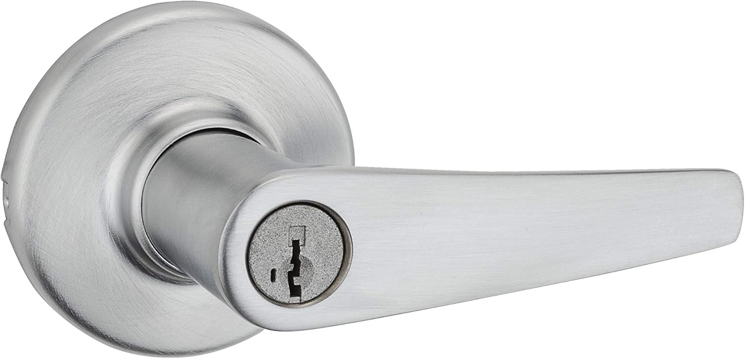 Kwikset Delta Entry Door Handle with Lock and Key, Secure Keyed ...