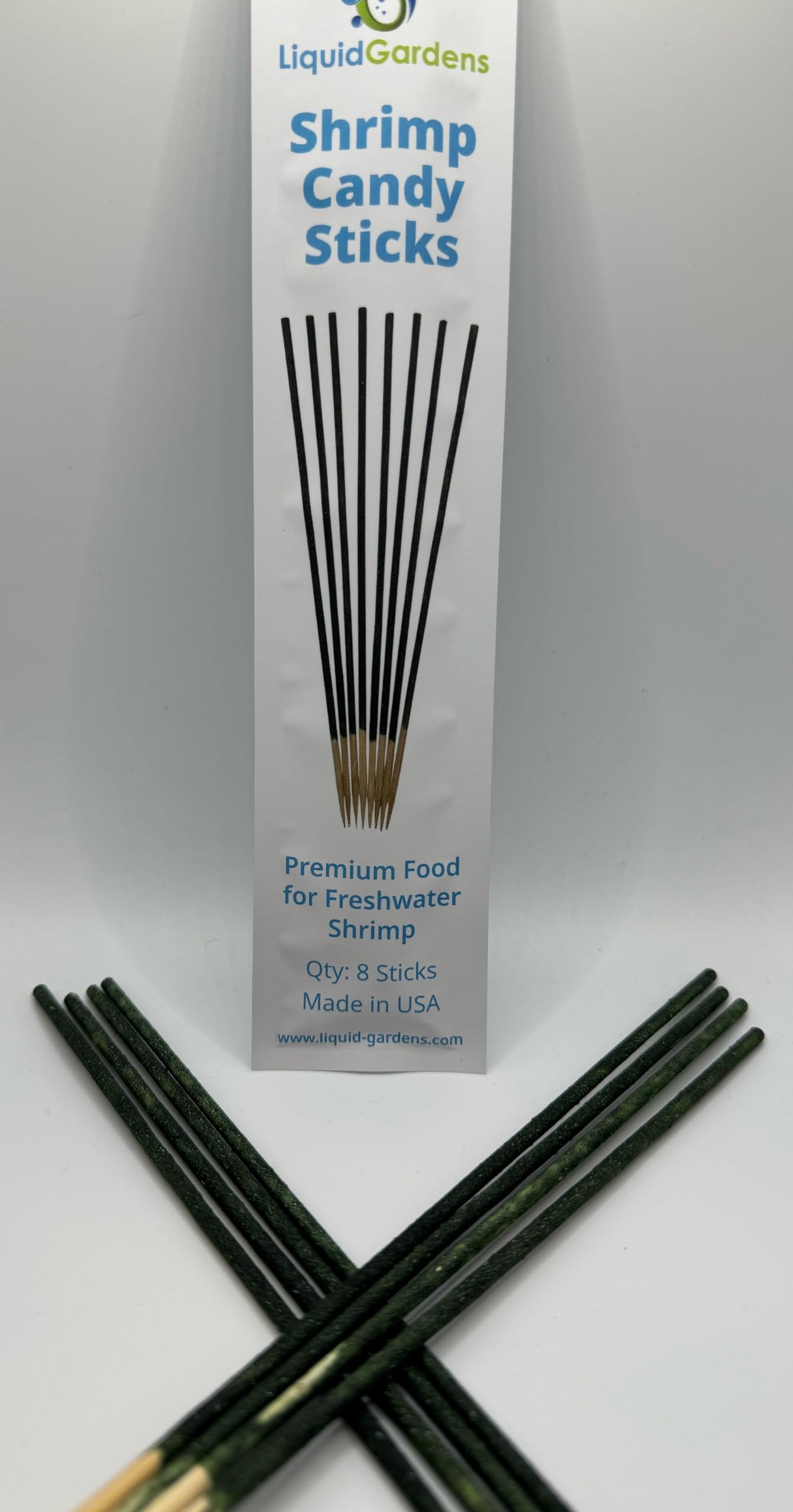 Amazon.com: Liquid Gardens All Natural Shrimp Candy Sticks Qty 8 ...