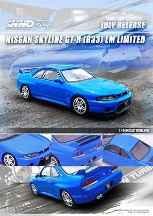 Amazon.co.jp: 1/64 INNO 64 NISSAN SKYLINE GT-R (R33) LM LIMITED NISSAN ...
