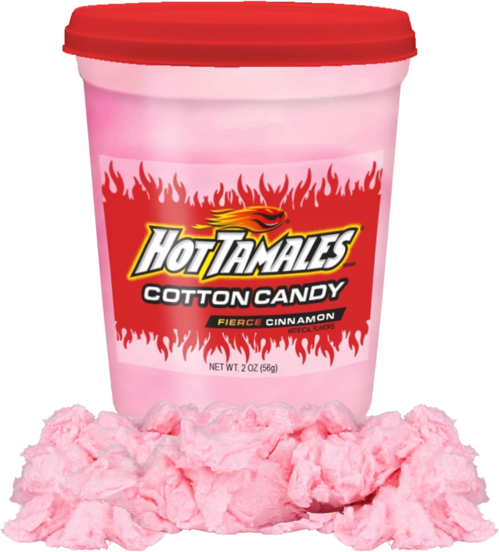 Amazon.com : Hot Tamales Cotton Candy Tub, Sweet and Spicy Cinnamon ...