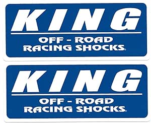 Amazon.com: King Shocks Racing Decals Stickers 5-1/2 Inches Long Size ...