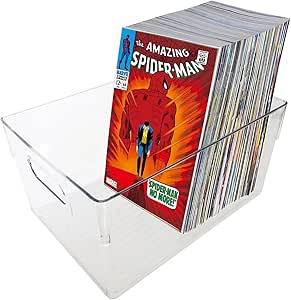Amazon.com: Seeker Comic Book Storage & Display Bin, Collapsible Comic ...