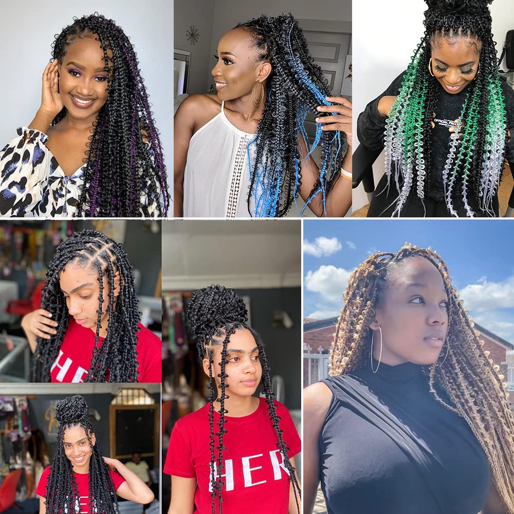 Snapklik.com : Box Braids Crochet Hair 6 Packs Butterfly Braids Crochet ...
