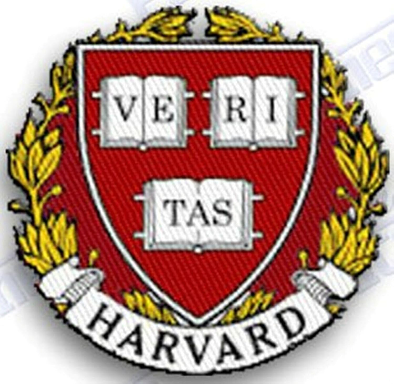 Amazon.com: Harvard Iron ON Embroidered Patch College University ...