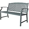 Amazon.com: Sunnydaze 2-Person Outdoor Garden Bench - Geometric Lattice ...