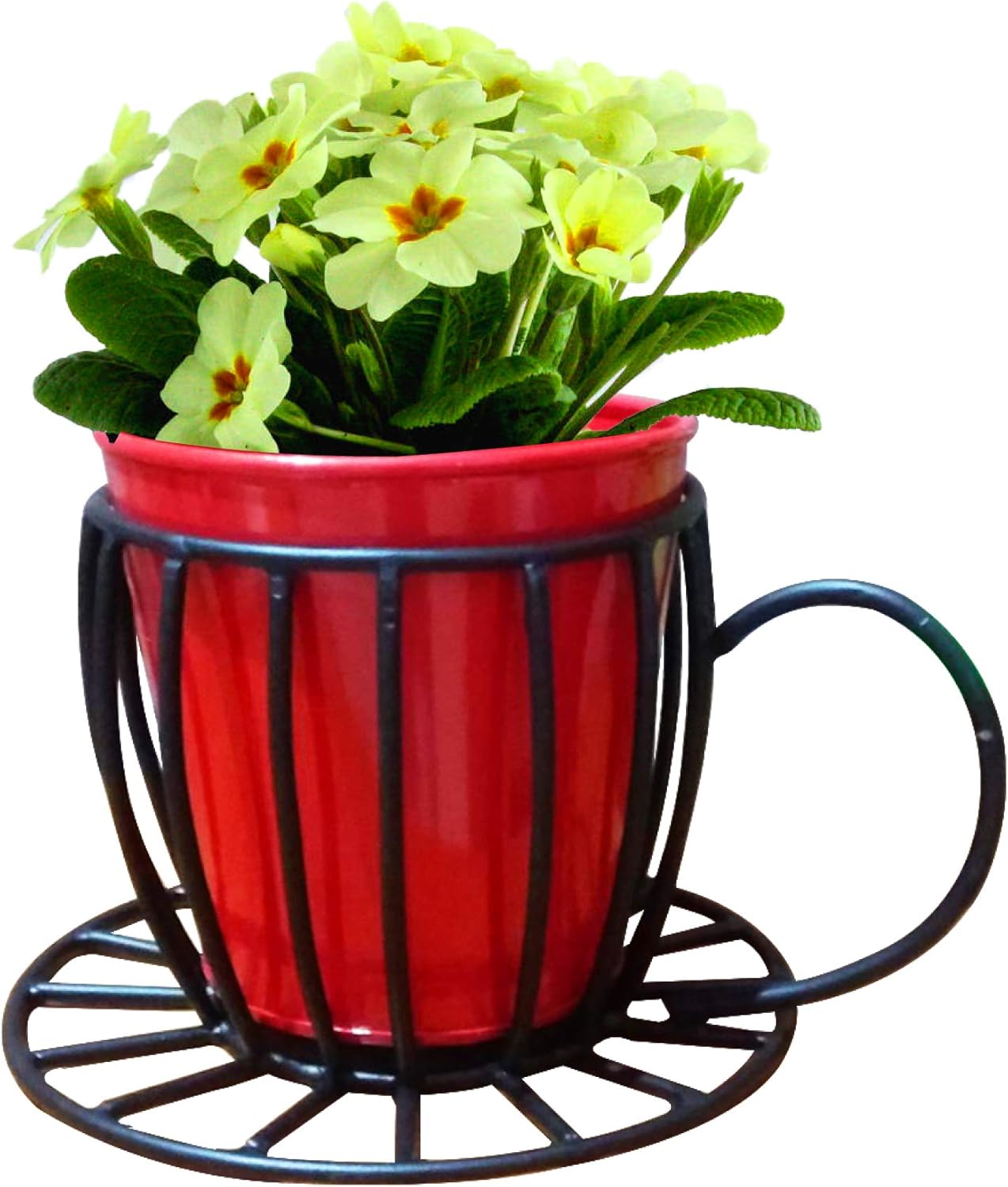 Amazon.com: TrustBasket Coffee Cup Table Top Pot with Holder - Red