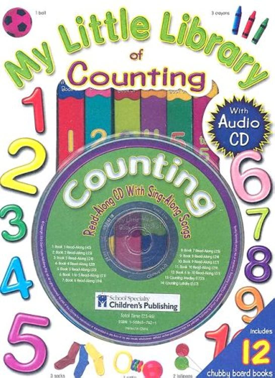 Amazon.com: My Little Library of Counting with Audio CD: 9781588457622 ...